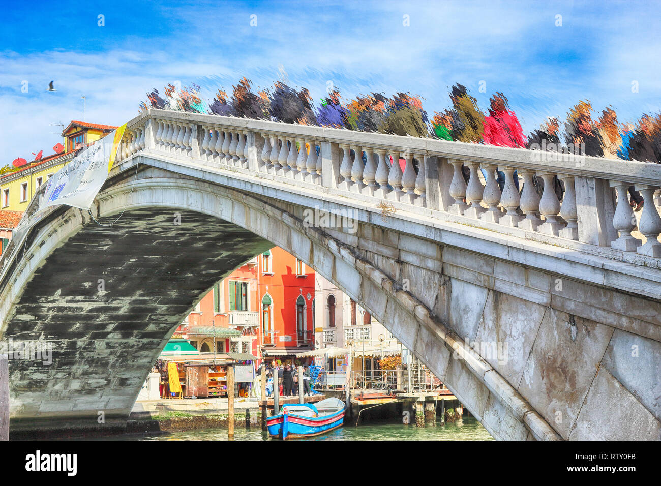 Venice ponte degli scalzi hi-res stock photography and images - Alamy