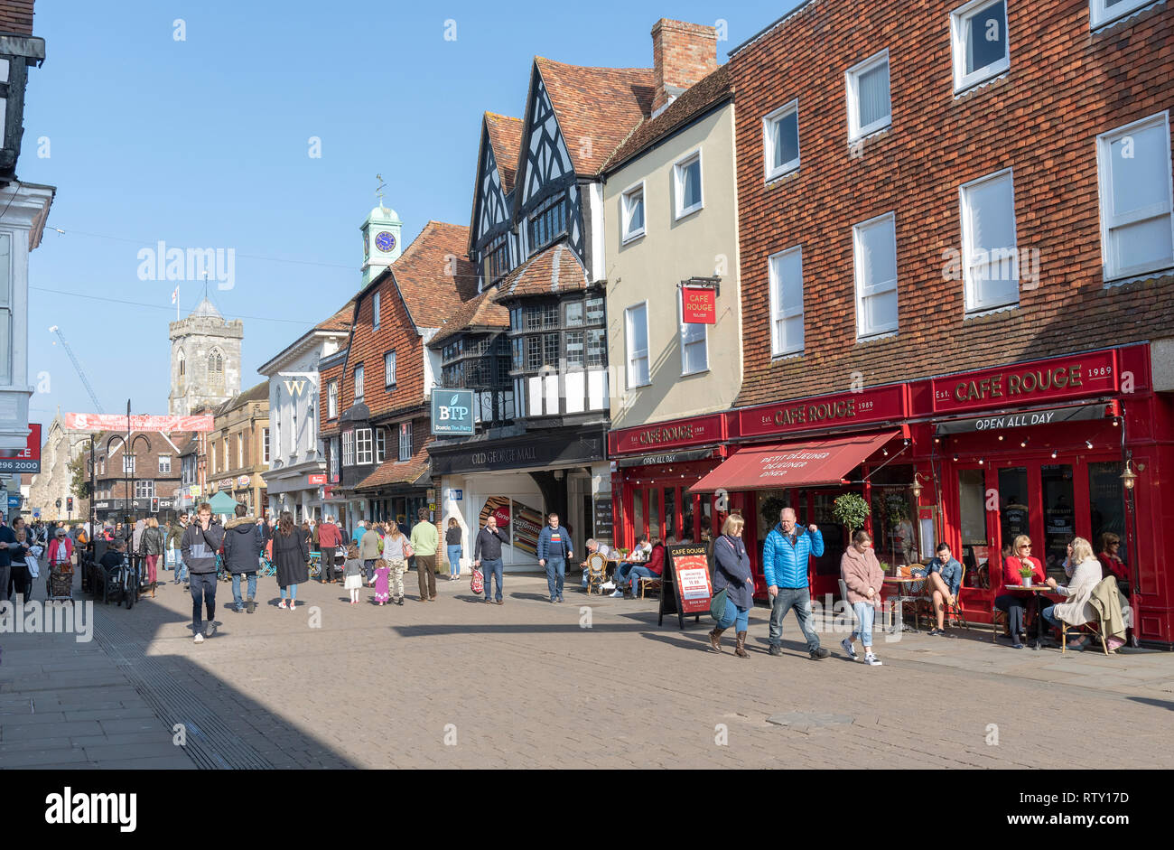 Old george mall salisbury hi-res stock photography and images - Alamy