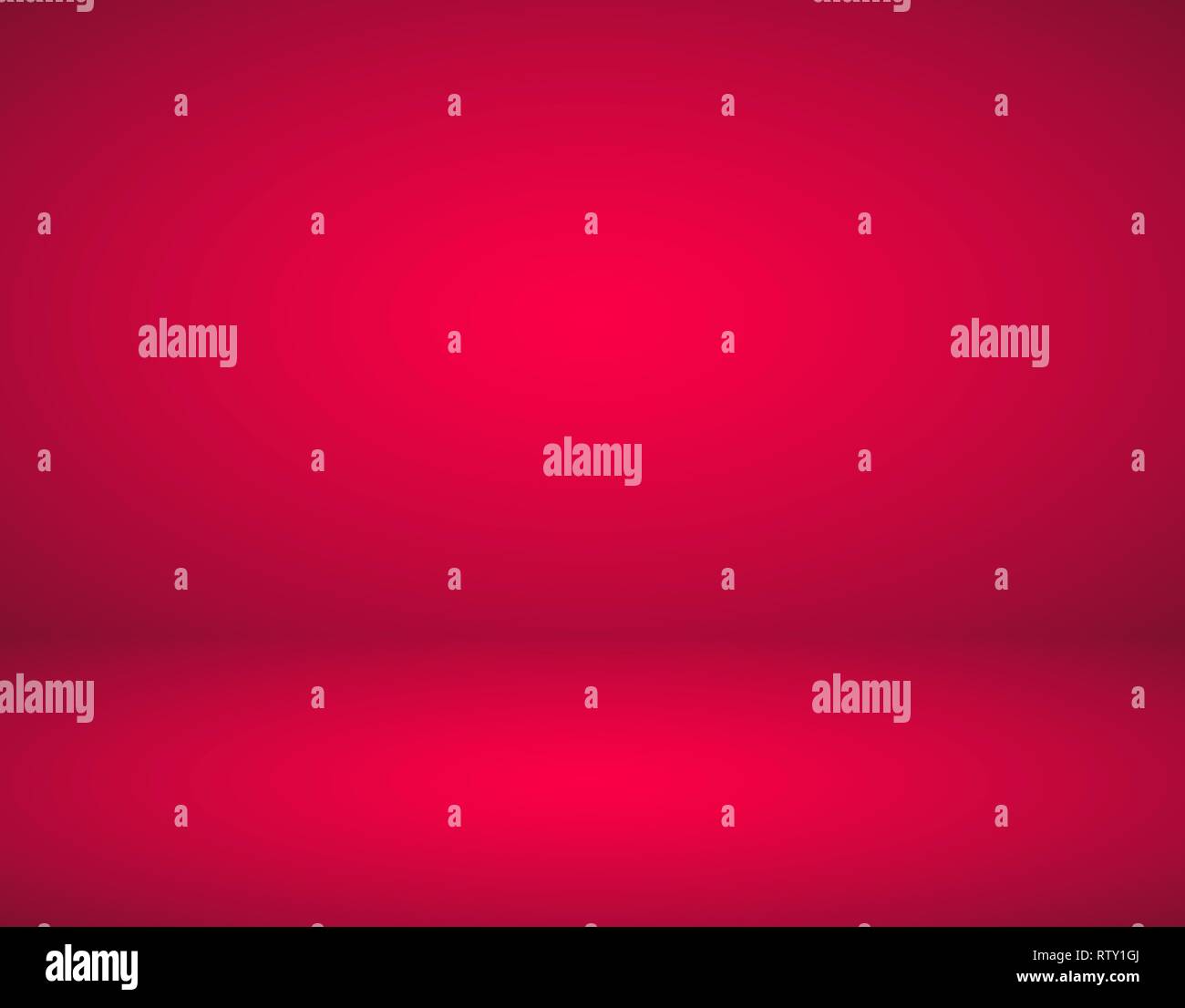 Empty red color product showcase. Studio room background. Used as ...