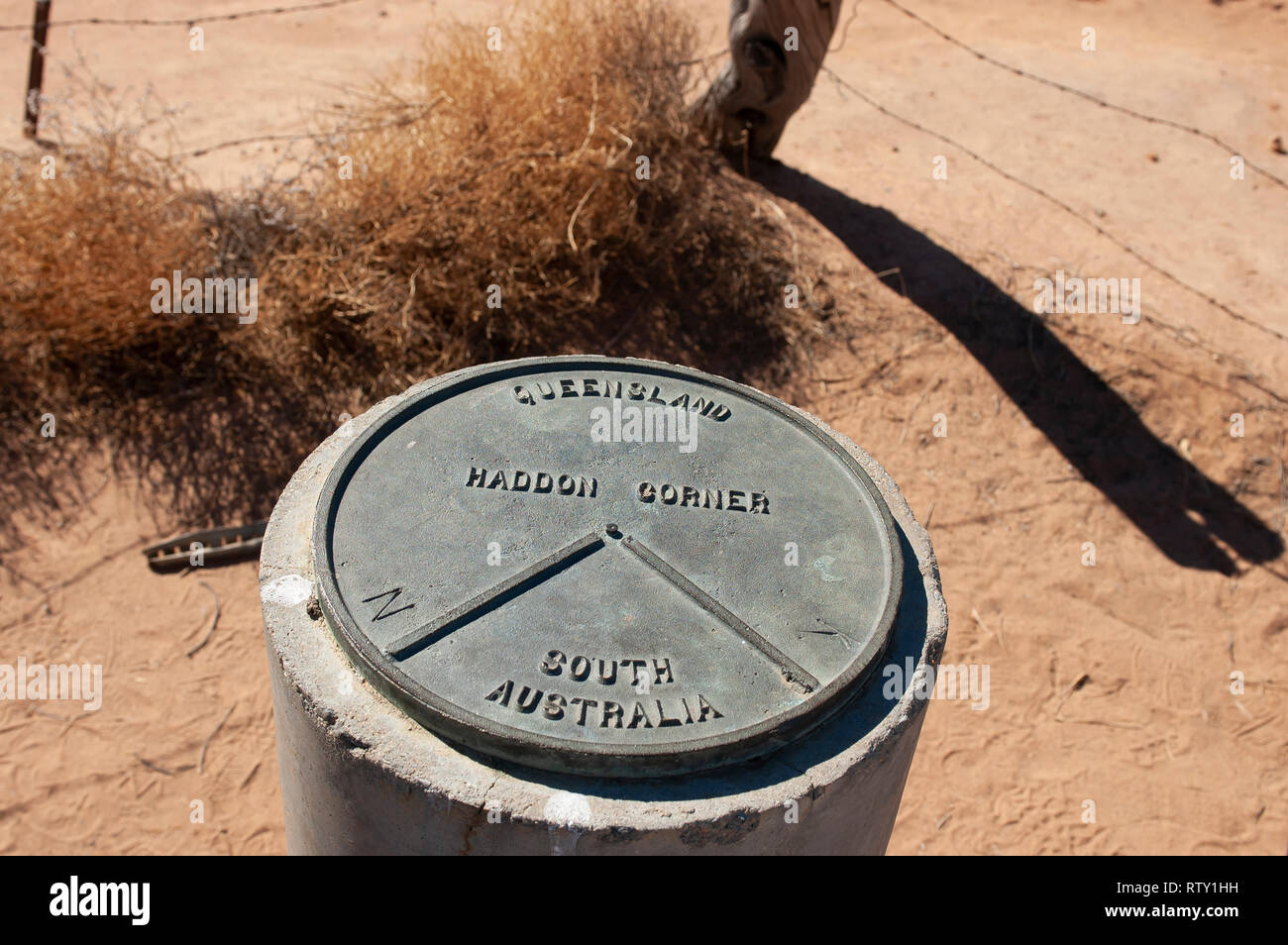 Haddon Corner, border of Queensland and South Australia, Australia ...