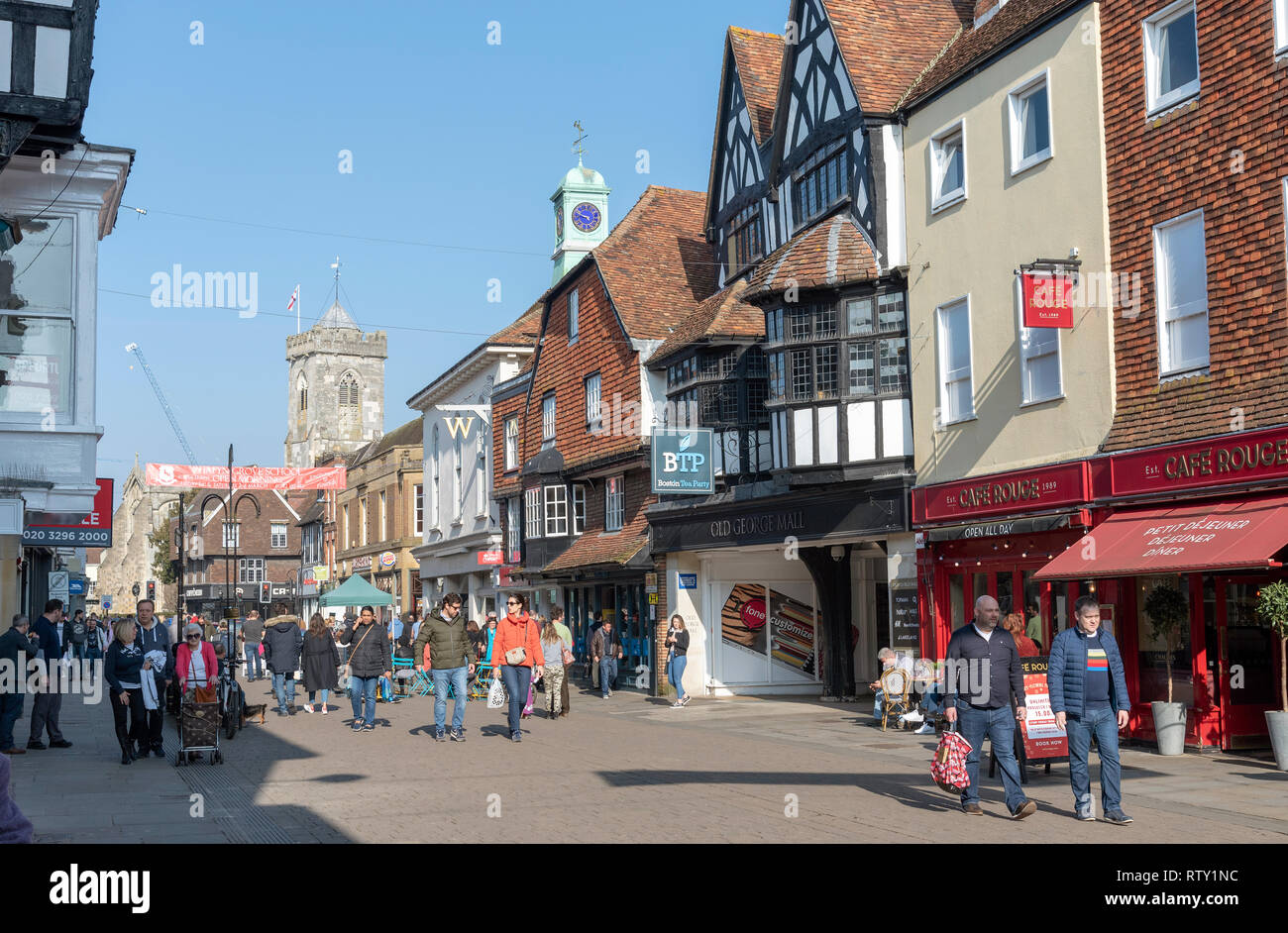 Salisbury high street hi-res stock photography and images - Alamy