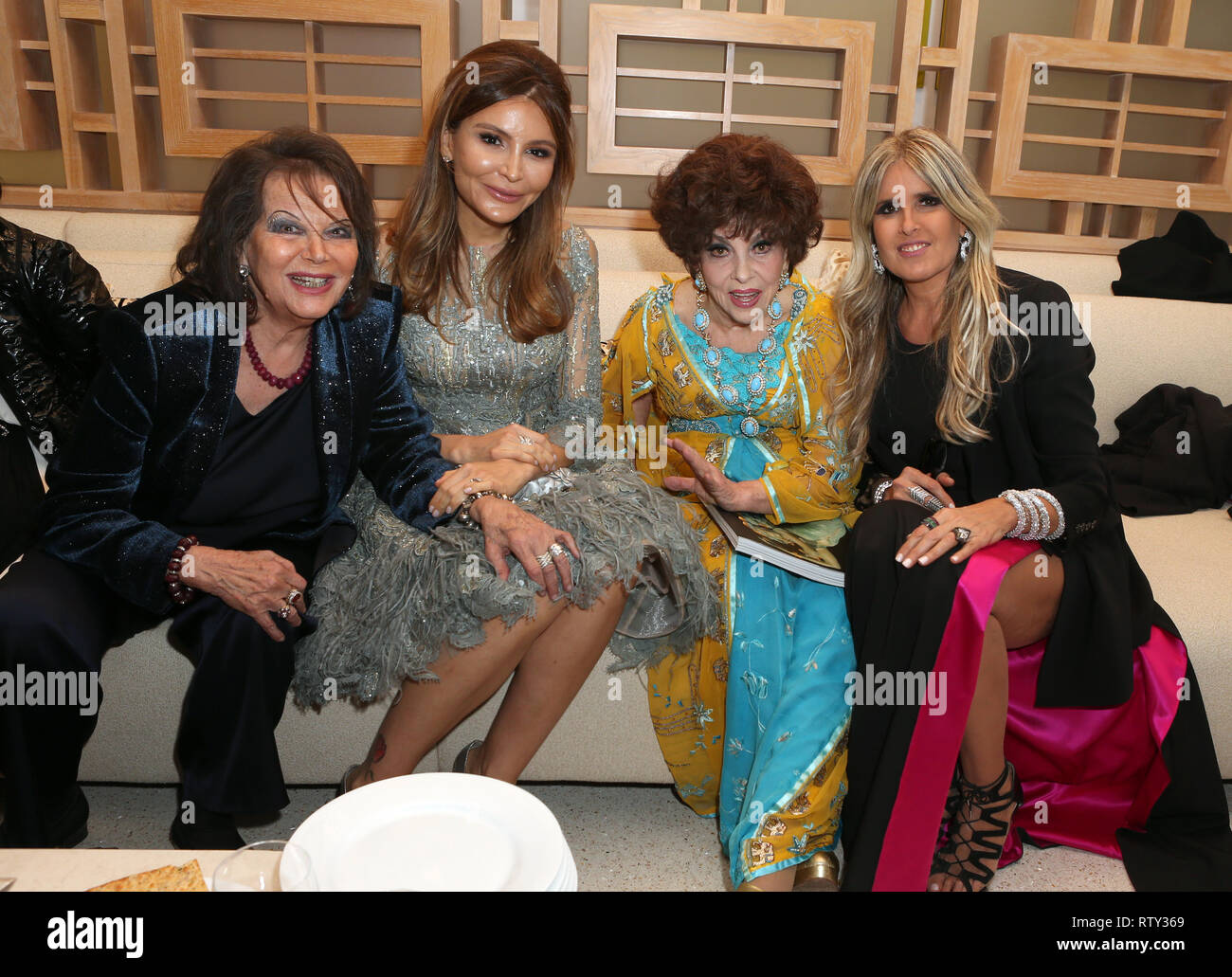 Filming In Italy after Party Featuring: Claudia Cardinale, Lola ...