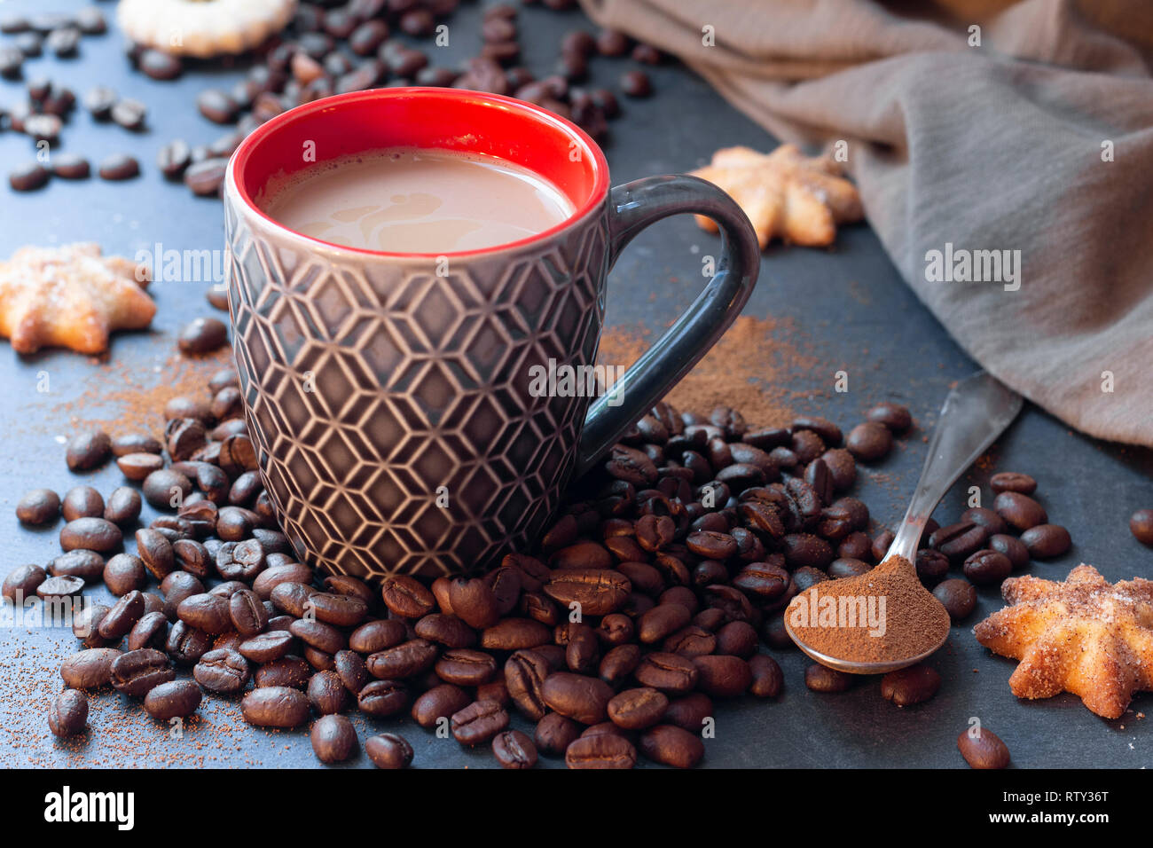coffee still life Stock Photo - Alamy