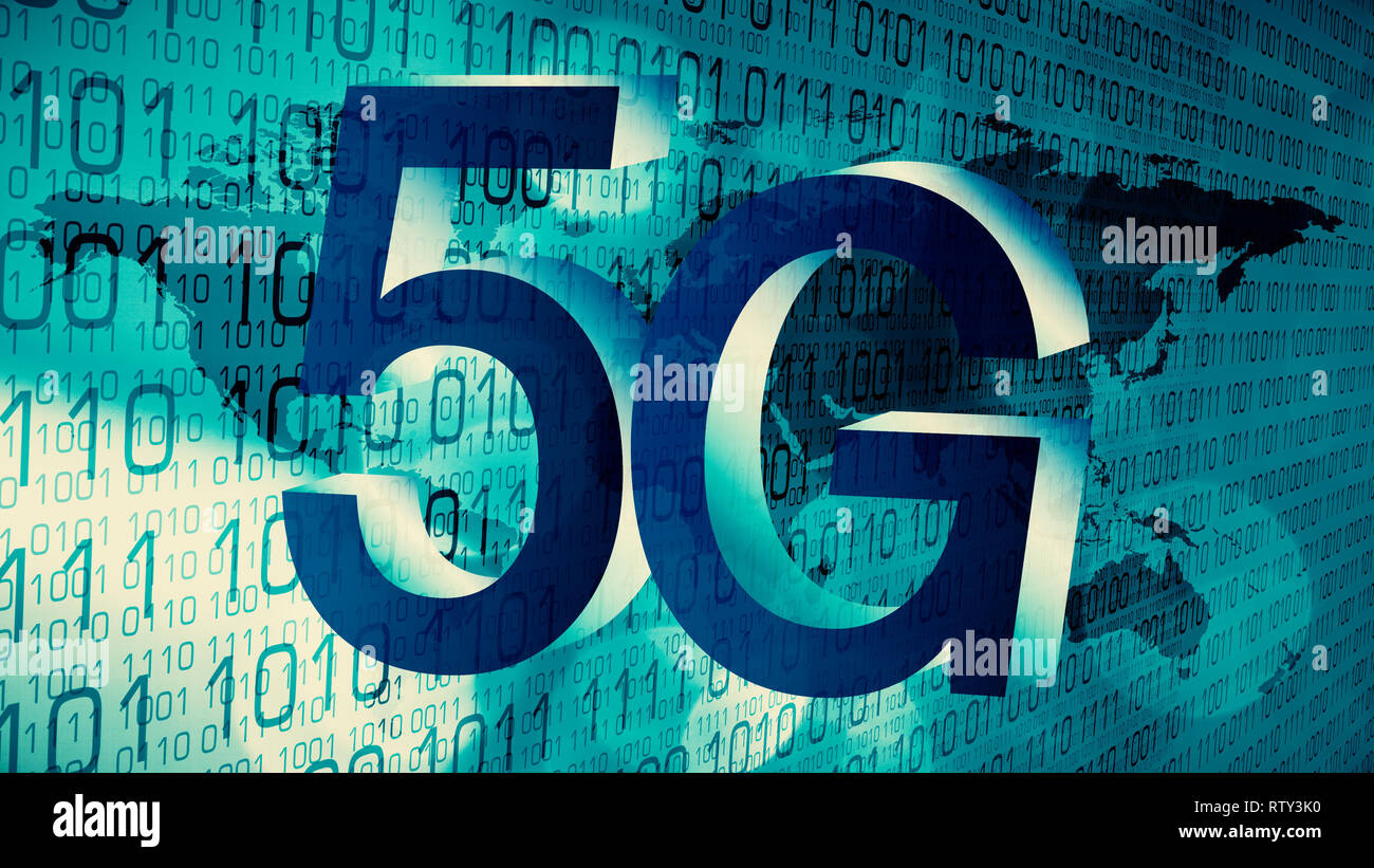 5G wireless network 3d symbol Stock Photo - Alamy
