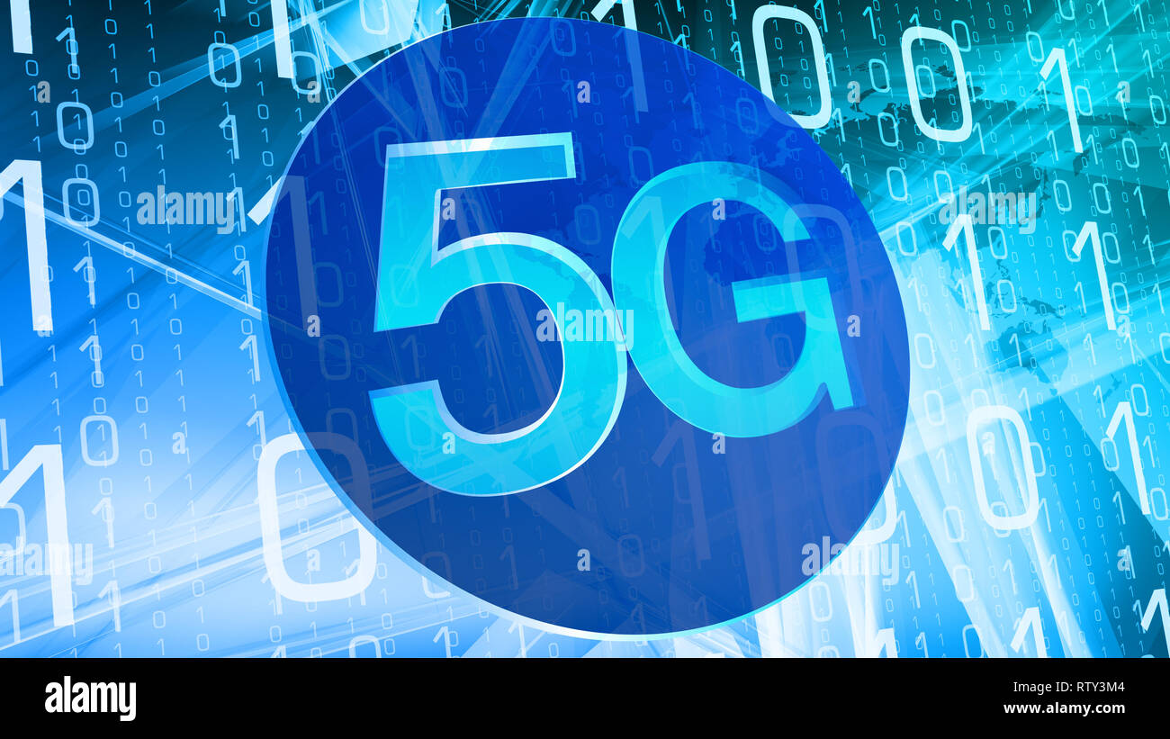 5th generation of mobile networks Stock Photo - Alamy