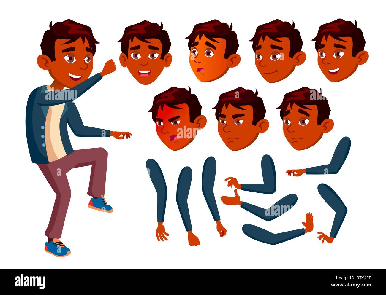 Laughing cute college student university Stock Vector Images - Alamy