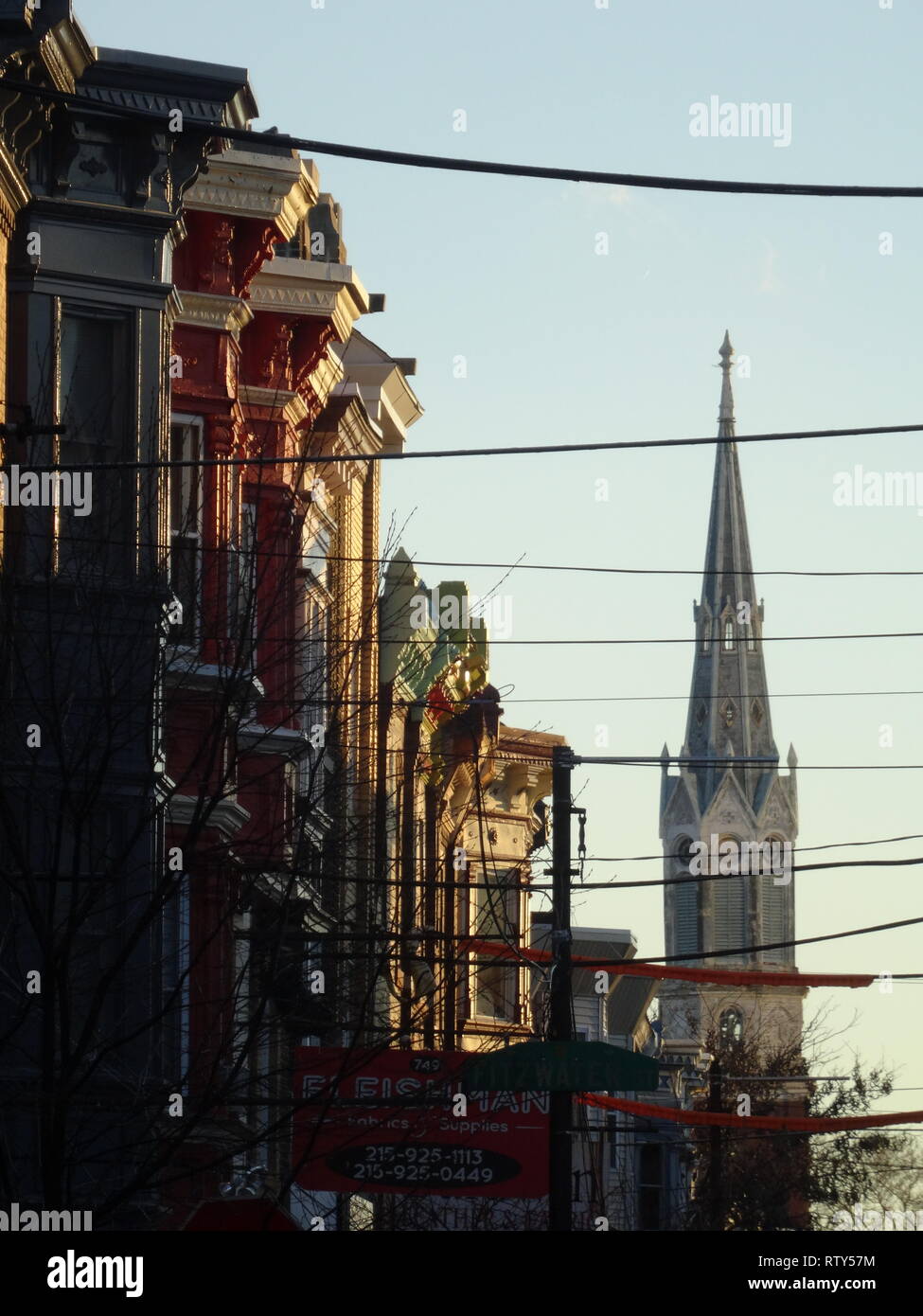 Street church philadelphia hi-res stock photography and images - Alamy