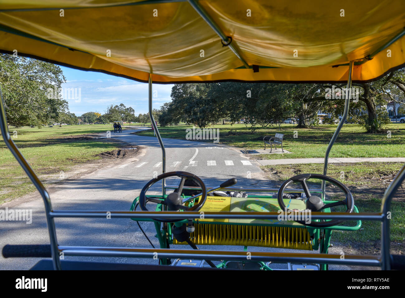 Bike riding around New Orleans City Park Stock Photo - Alamy