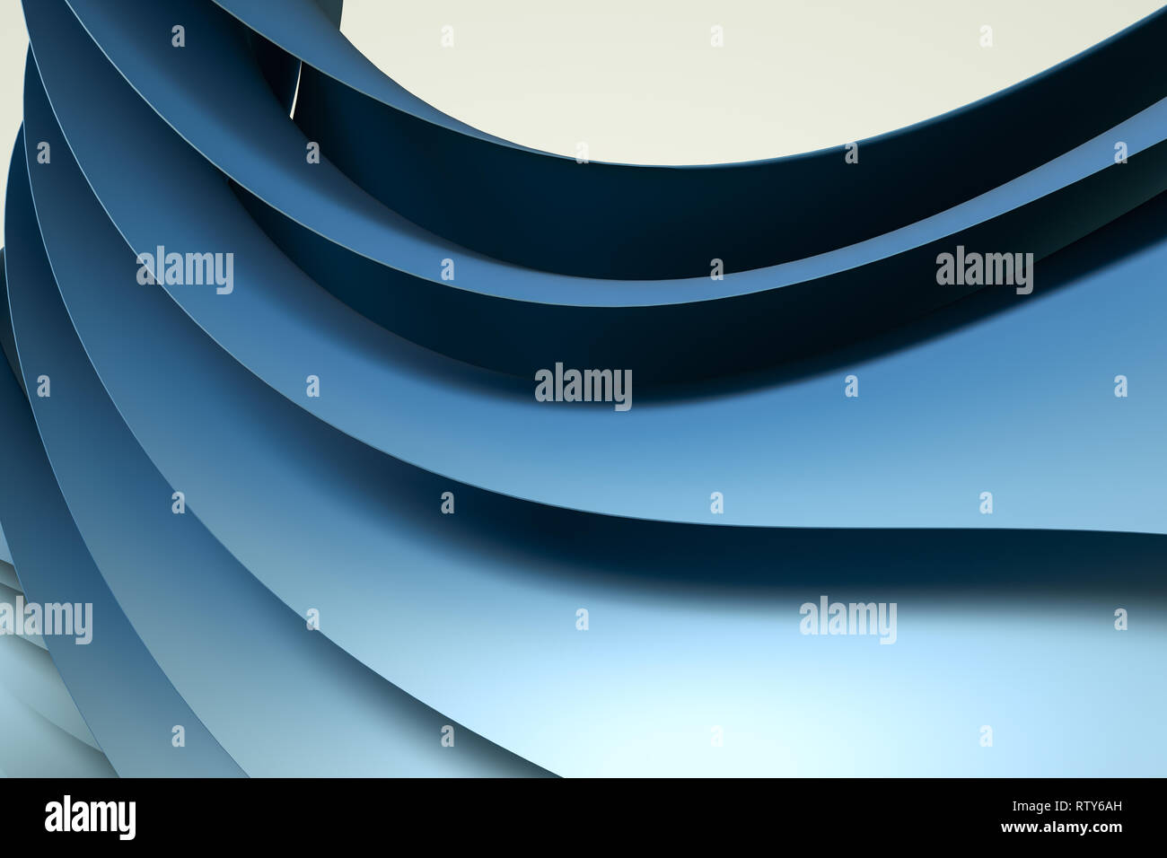 3d rendering, blue metalic surface and graphic design background Stock ...