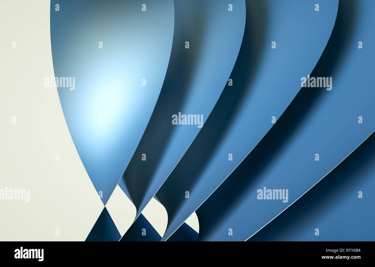 3d rendering, blue metalic surface and graphic design background Stock ...