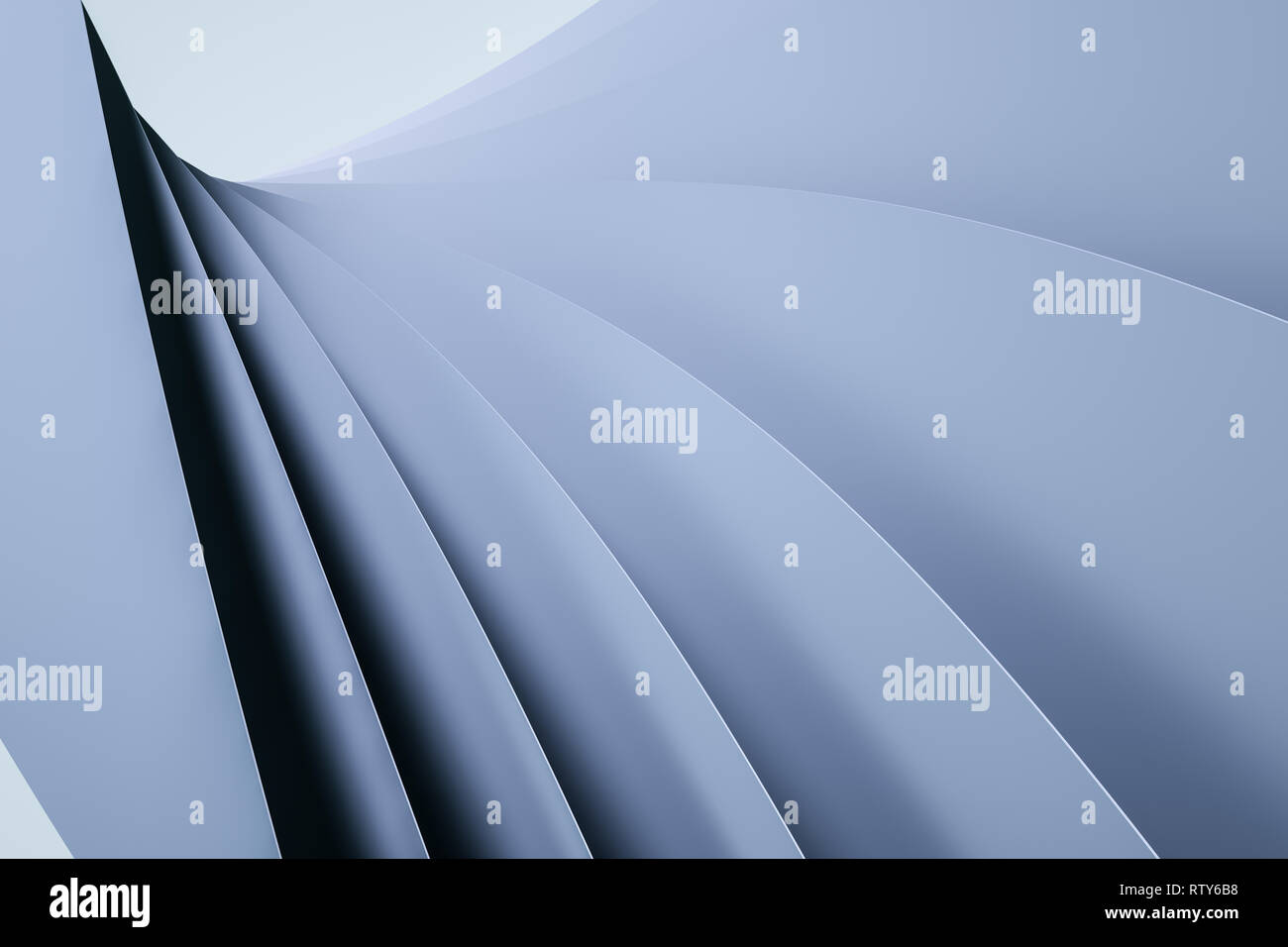 3d rendering, blue metalic surface and graphic design background Stock ...