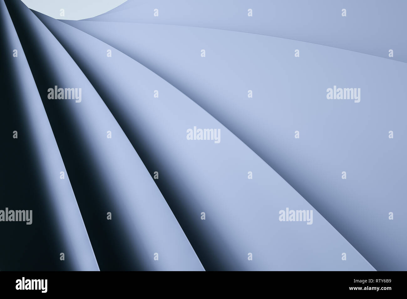 3d rendering, blue metalic surface and graphic design background Stock ...