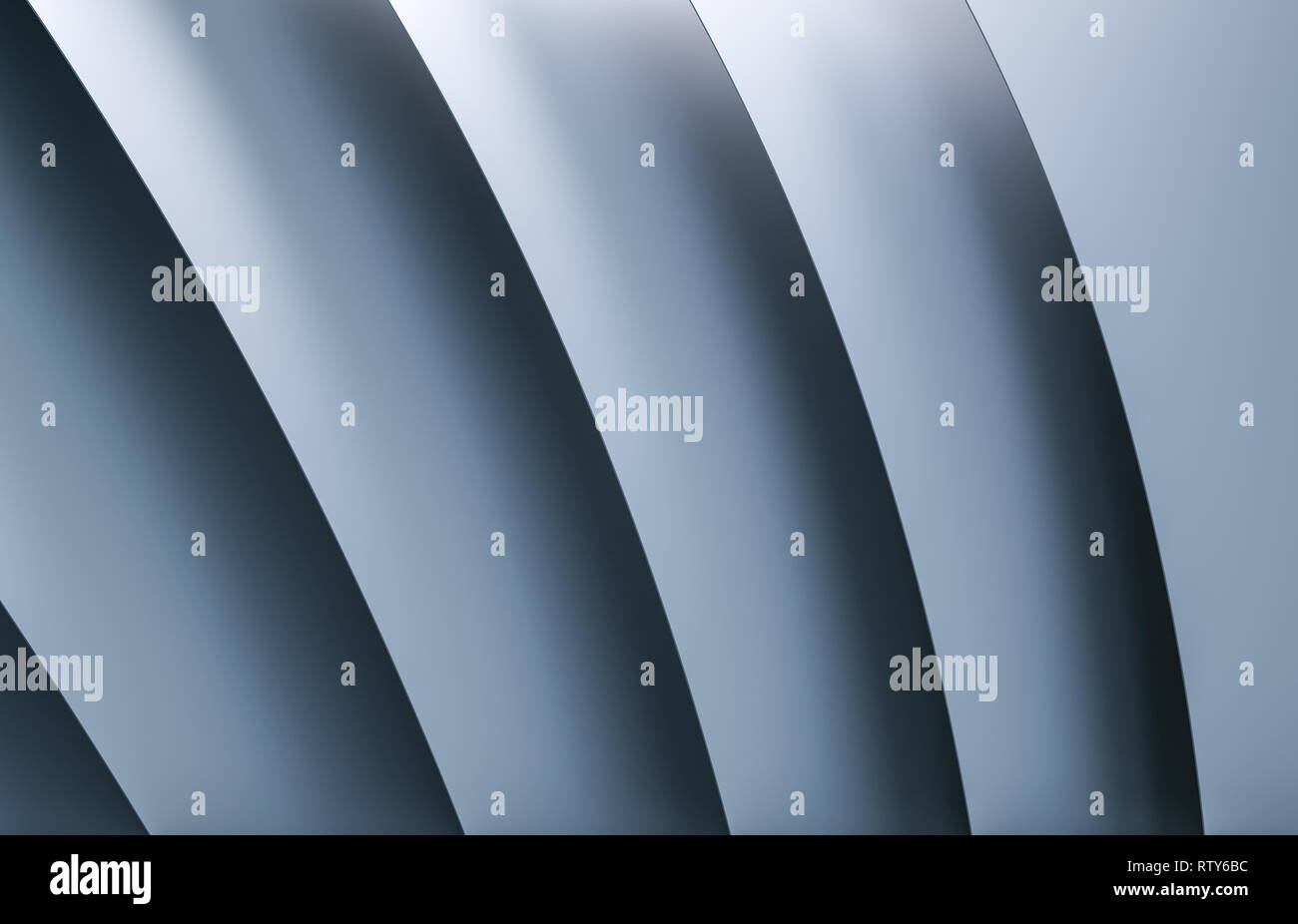 3d rendering, blue metalic surface and graphic design background Stock ...