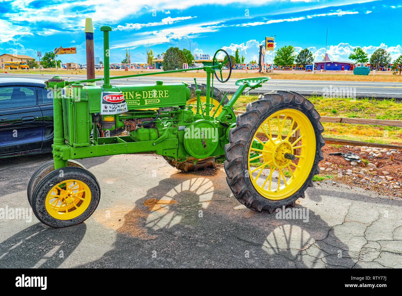 Green tractor american farmer rancher hi-res stock photography and ...