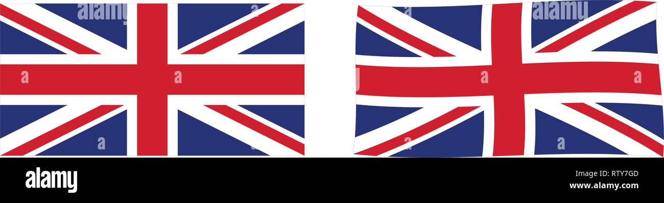 United Kingdom of Great Britain and Northern Ireland (Union Jack) flag ...