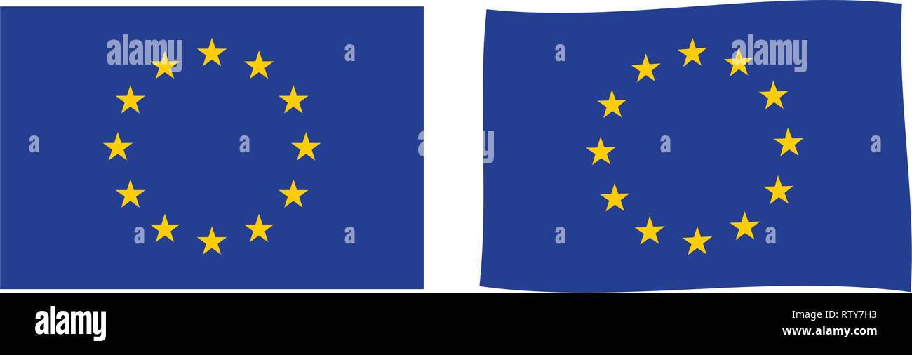 Official symbol of eu Stock Vector Images - Alamy