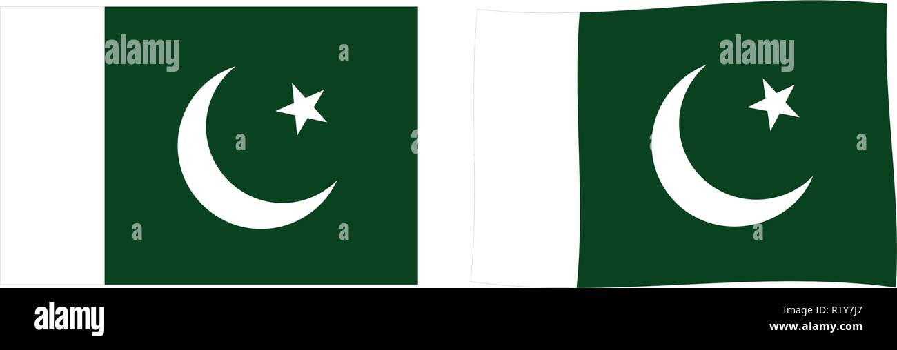 Pakistan official flag hi-res stock photography and images - Alamy