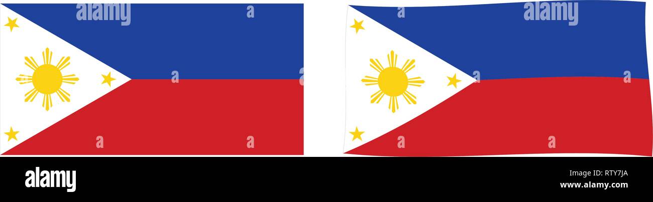 Simple Philippines Flag