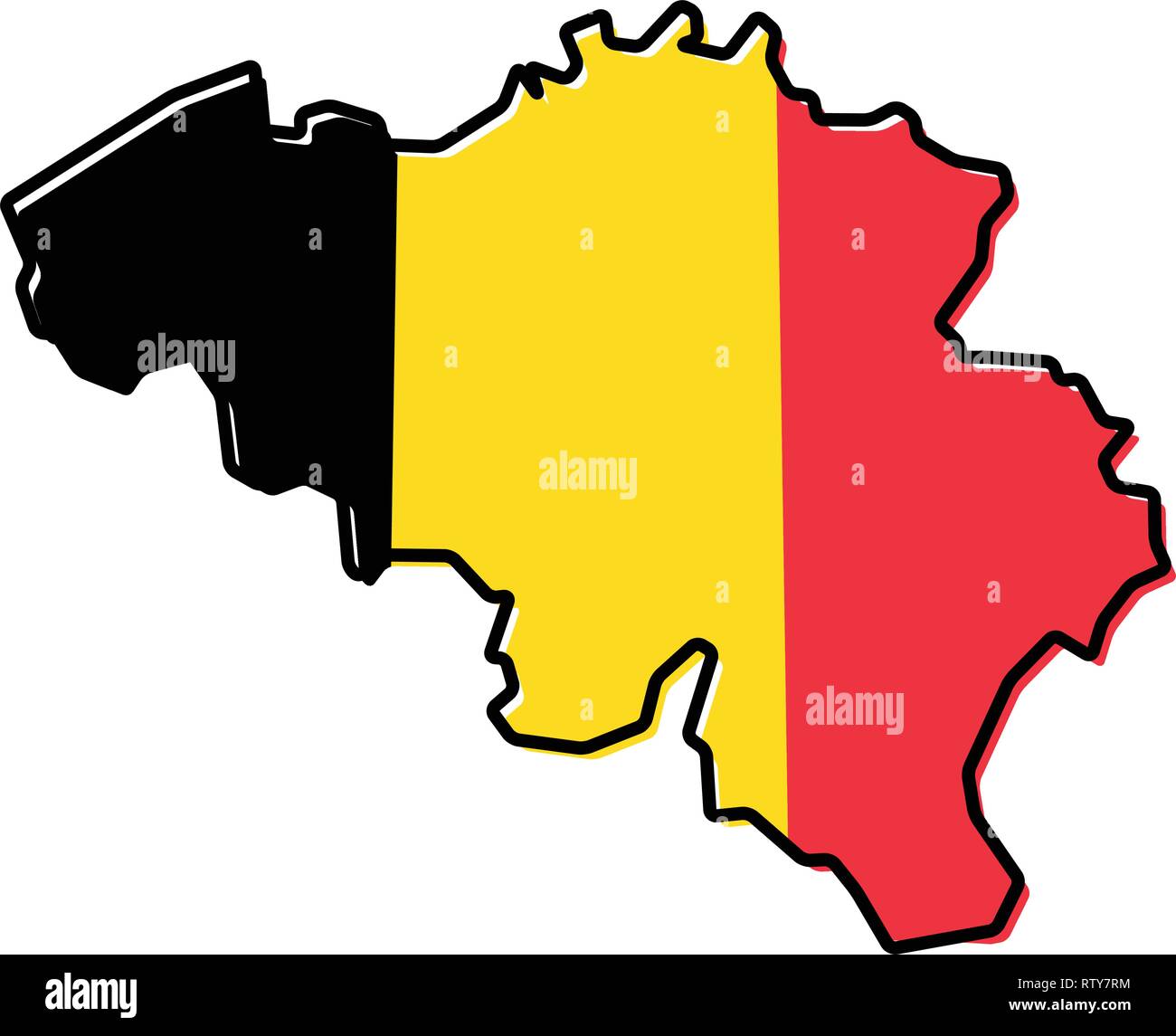 Simplified line art drawing Stock Vector Images - Alamy