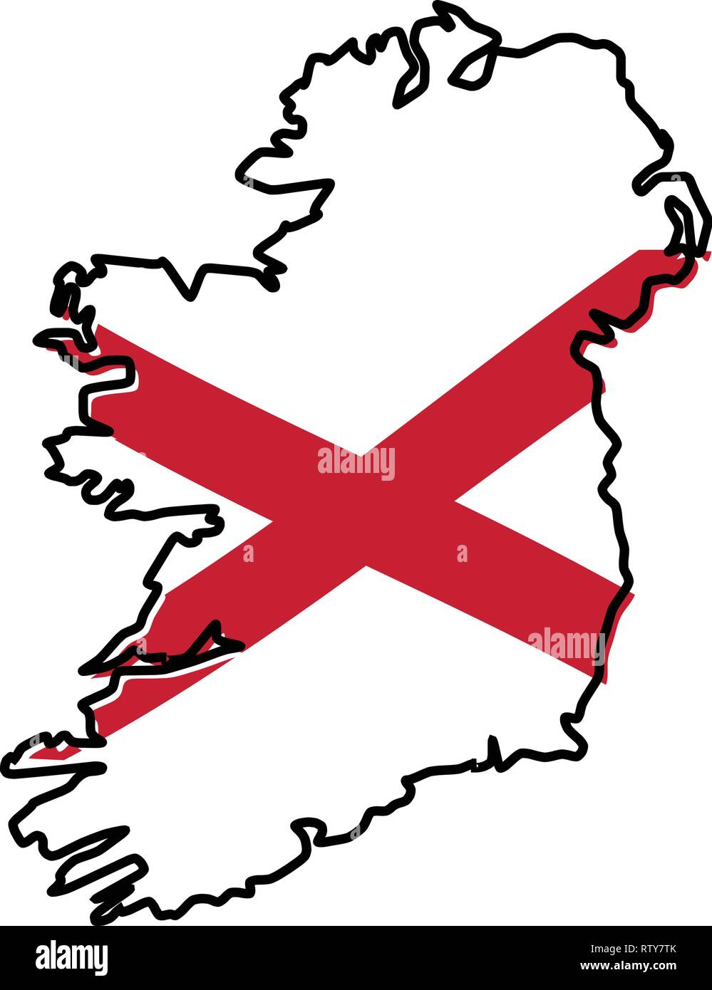 Ireland Flag Map 520+ Ireland Flag Map Stock Photos, Pictures