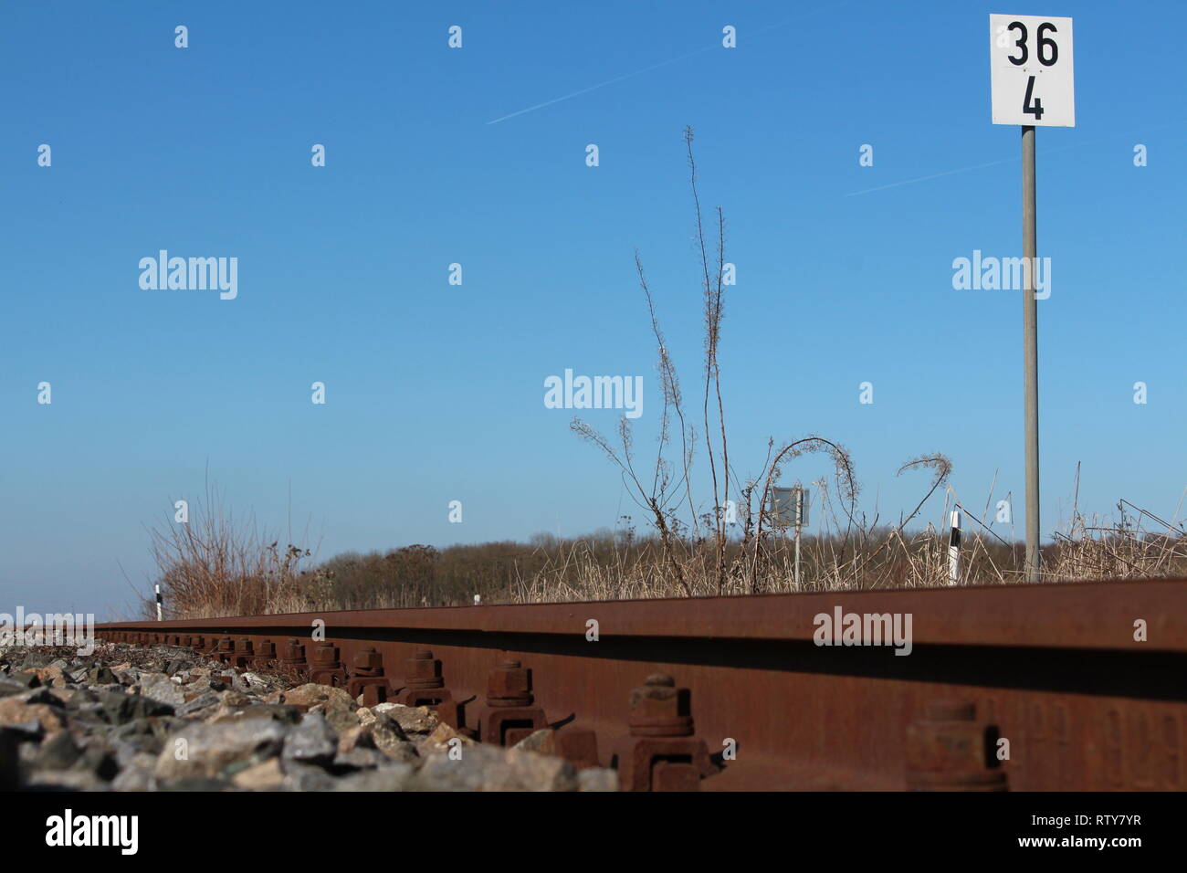 Disused Railroad Track Stock Photos & Disused Railroad Track Stock ...