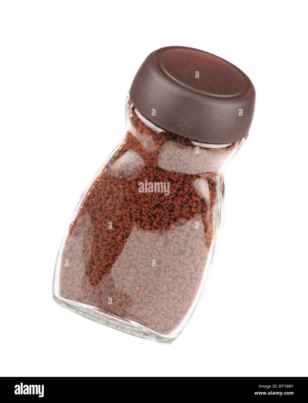 Jar of Instant Coffee Isolated Stock Photo - Alamy
