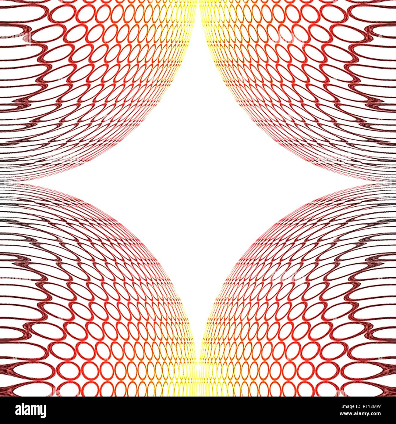 Circular Corner Illustration Designs with Lens Flare Stock Photo - Alamy