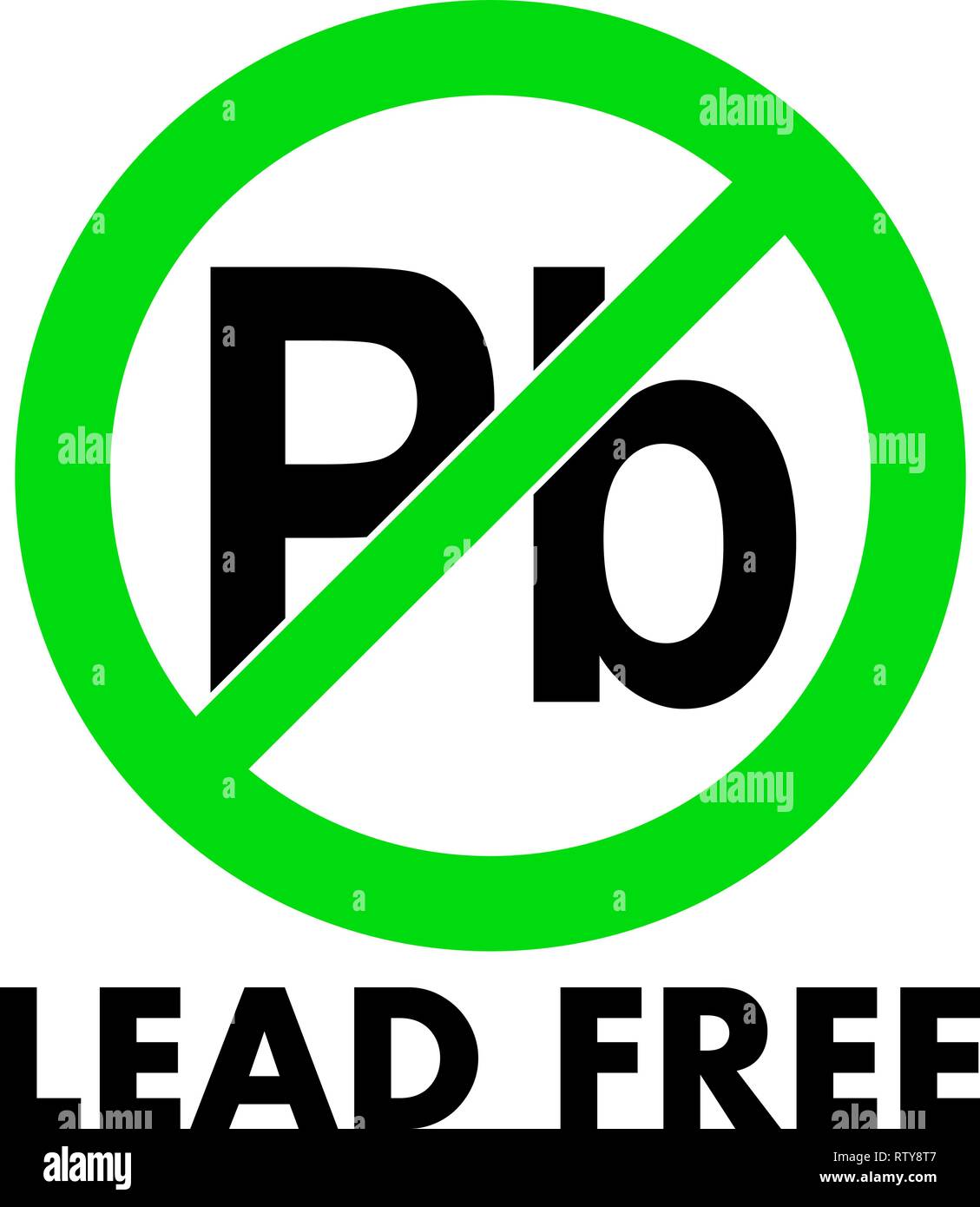 Green sign white letters Stock Vector Images - Alamy