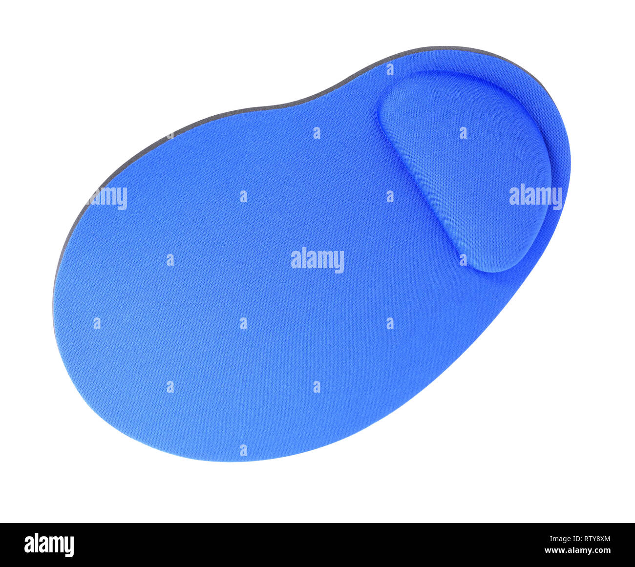 blue Mouse Pad isolated on white background Stock Photo - Alamy