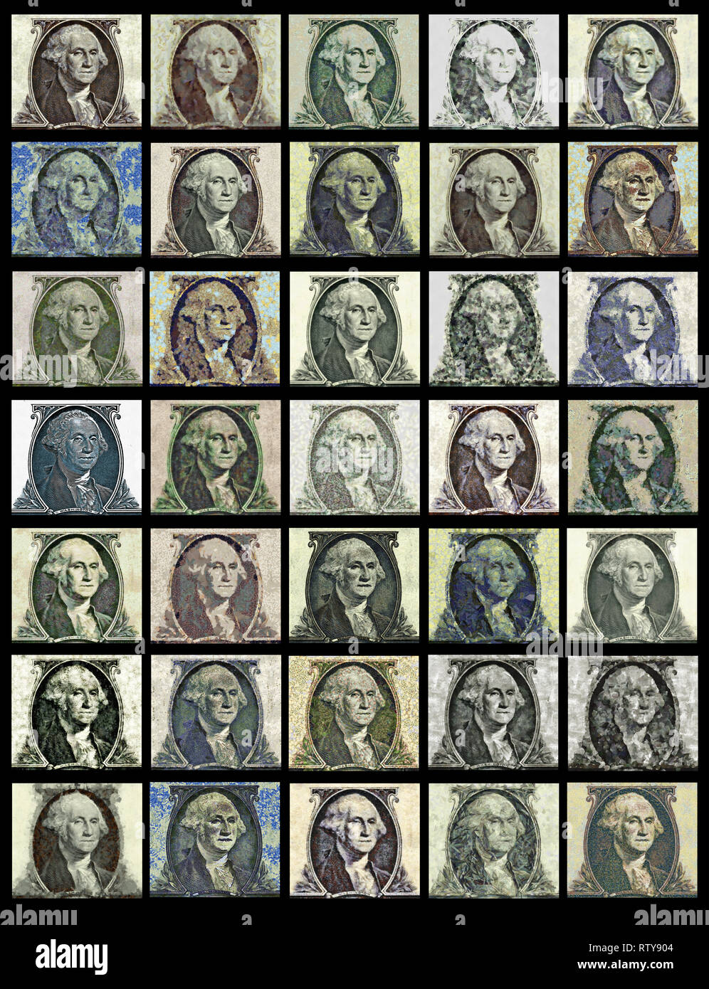 George washington illustrations hi-res stock photography and images - Alamy