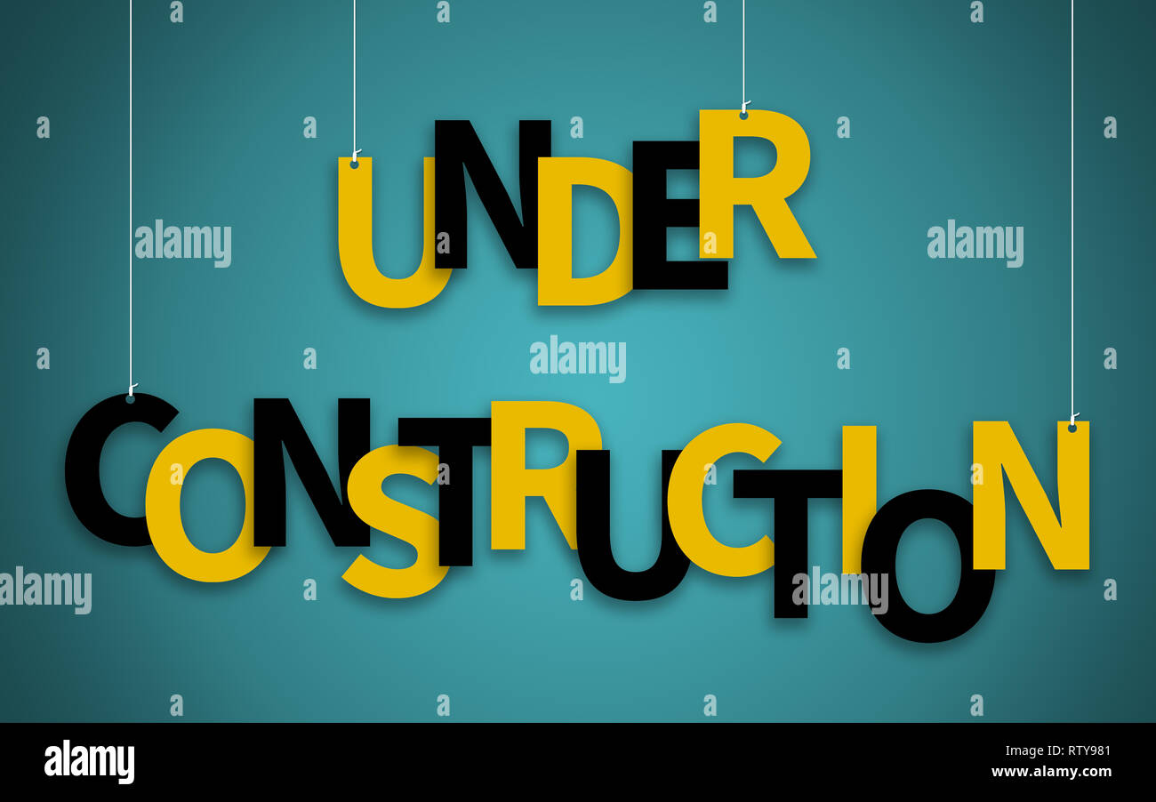 Page under construction hi-res stock photography and images - Alamy