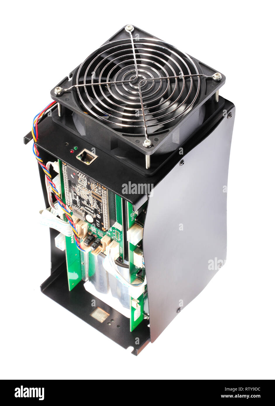 electronic device isolated on white background Stock Photo - Alamy