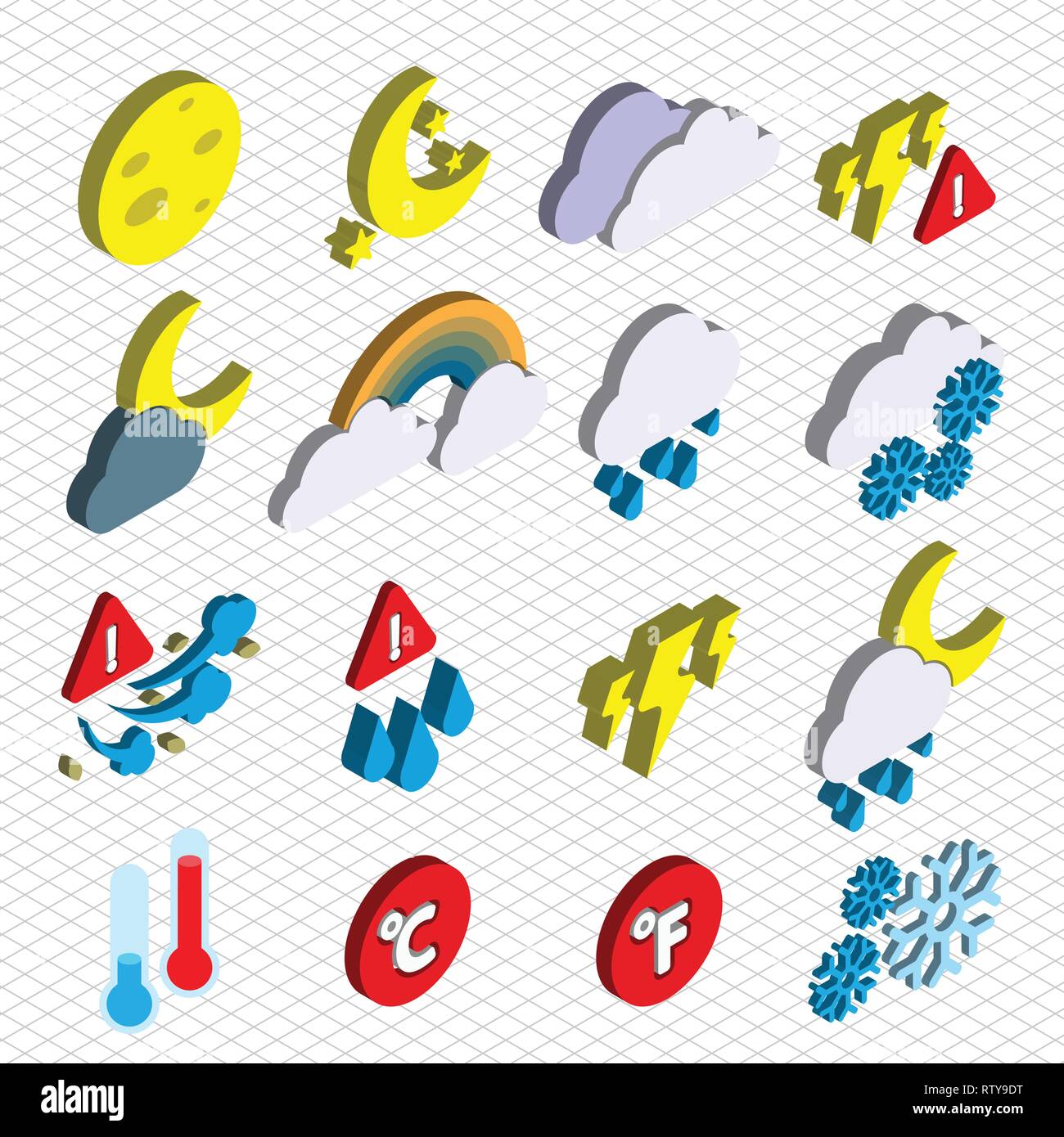 Weather info Stock Vector Images - Alamy