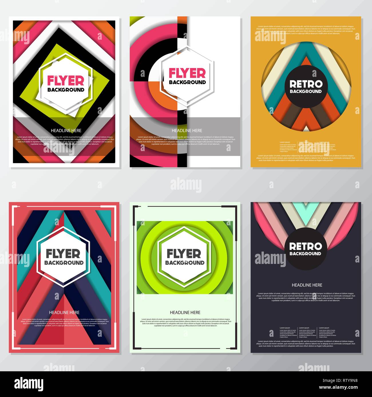 fresh fashion background flyer style background Design Template,Vector ...