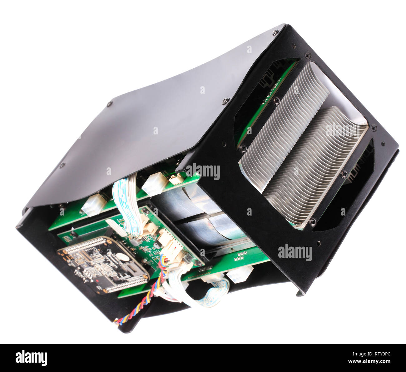 electronic device isolated on white background Stock Photo - Alamy