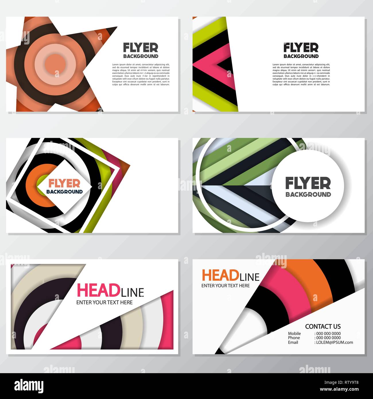 fresh fashion background flyer style background Design Template,Vector ...