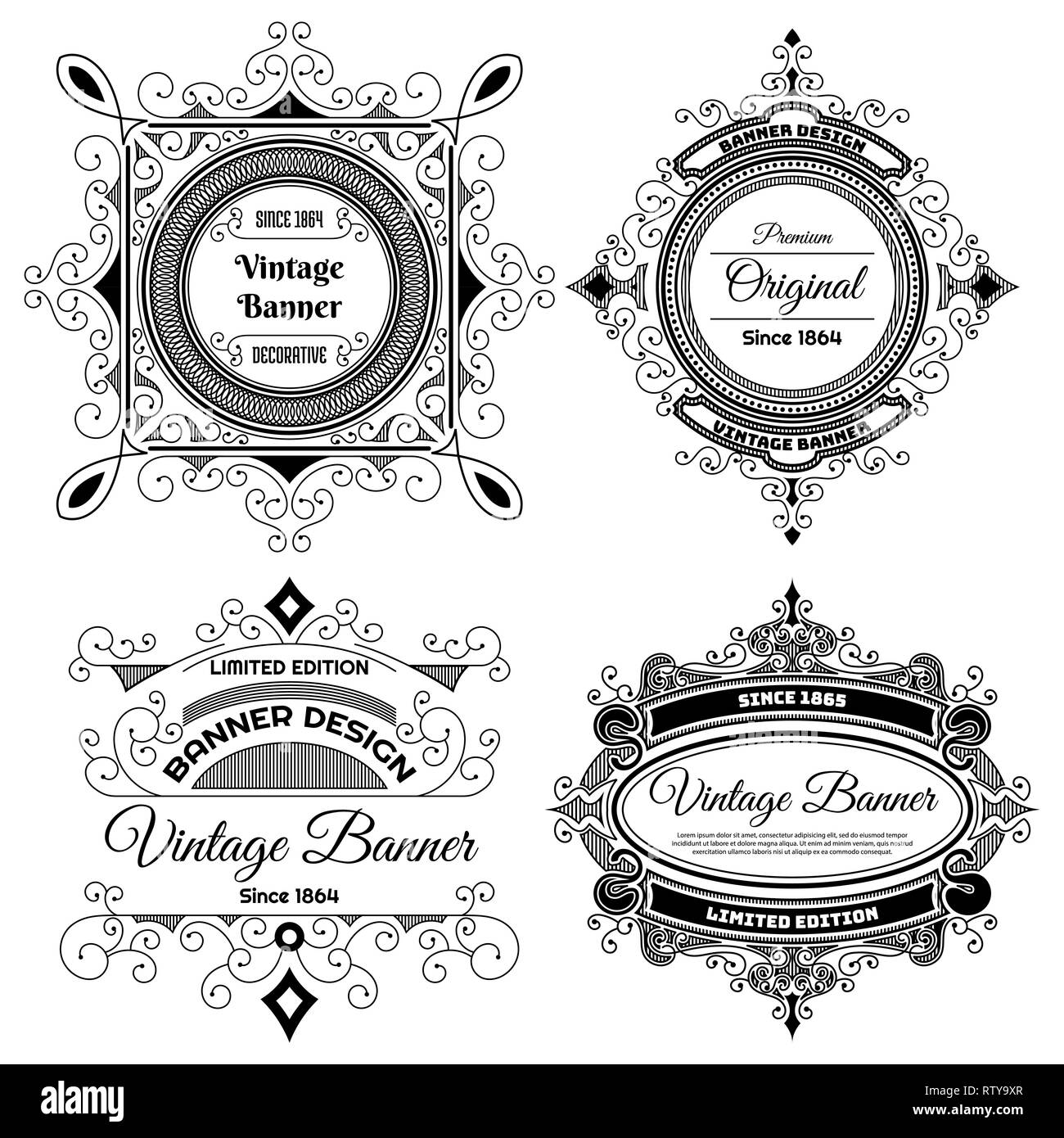 Vintage background label Design Template,Vector Illustration Stock ...