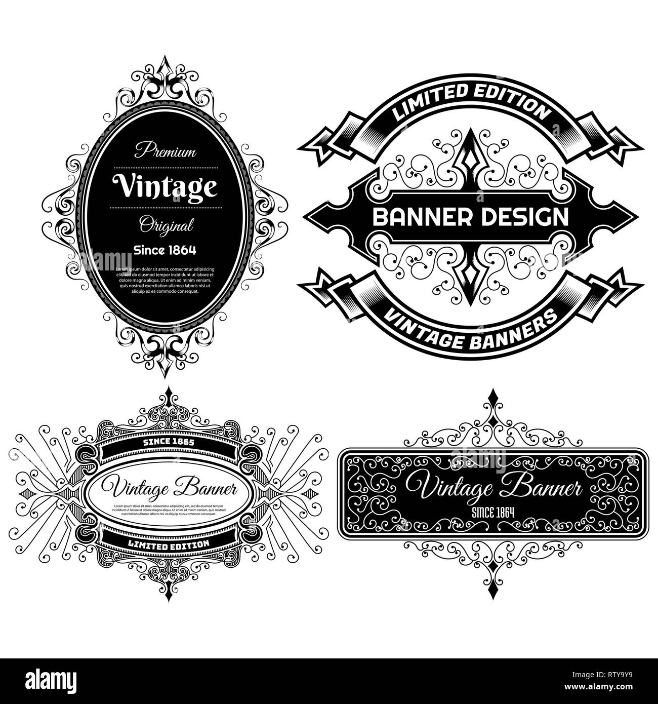Vintage background label Design Template,Vector Illustration Stock ...