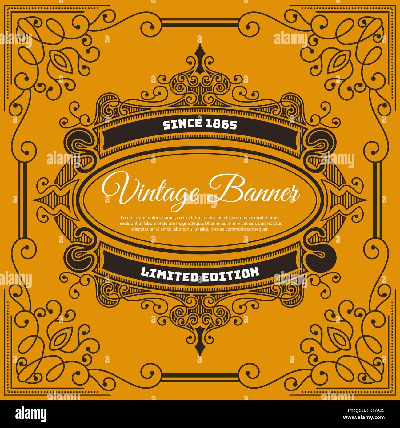 Vintage flyer background Design Template,Vector Illustration Stock ...