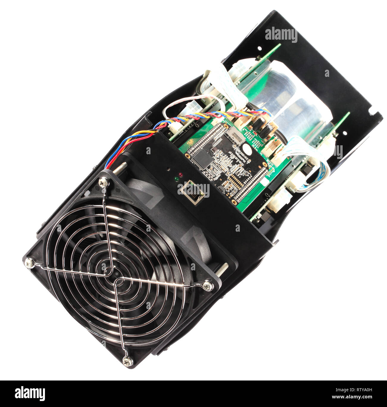 electronic device isolated on white background Stock Photo - Alamy