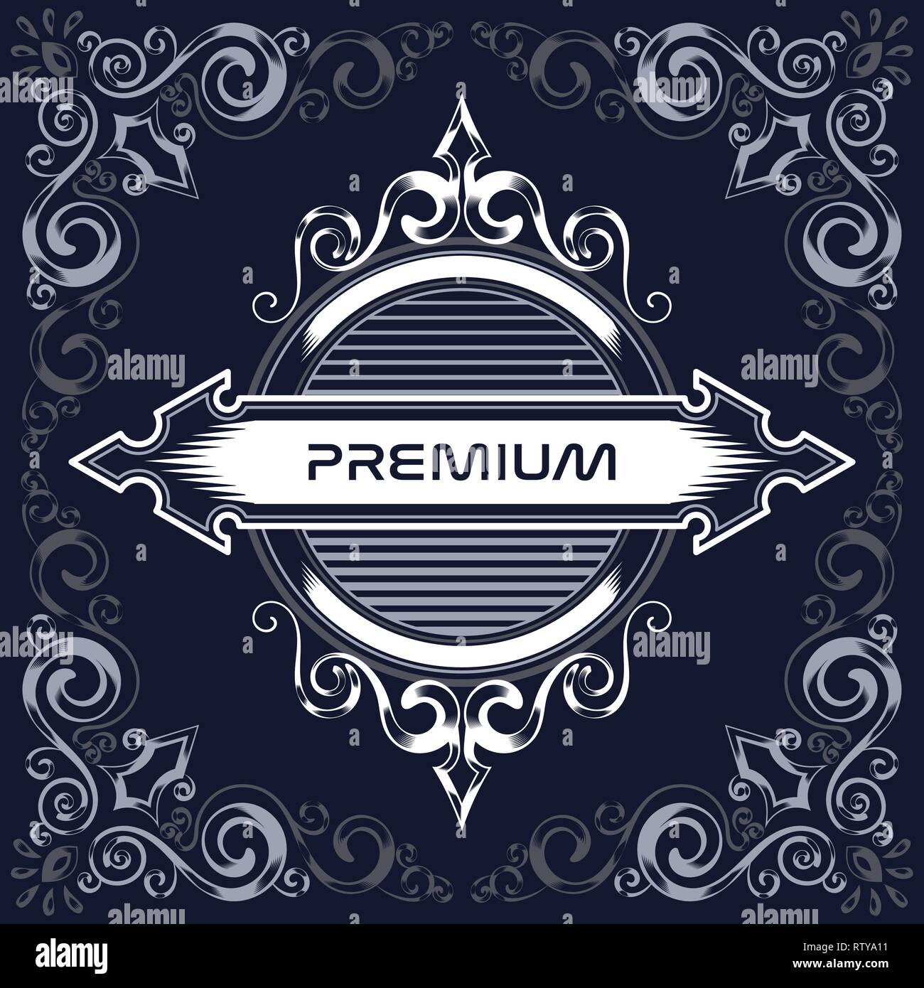 Vintage flyer background Design Template,Vector Illustration Stock ...