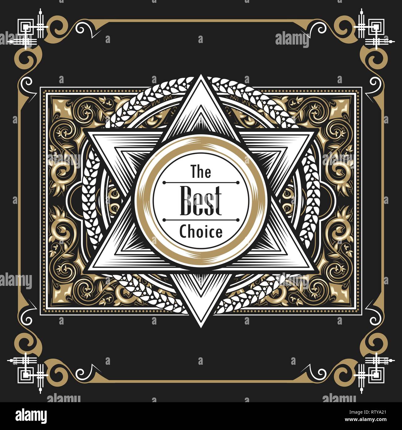 Vintage flyer background Design Template,Vector Illustration Stock ...