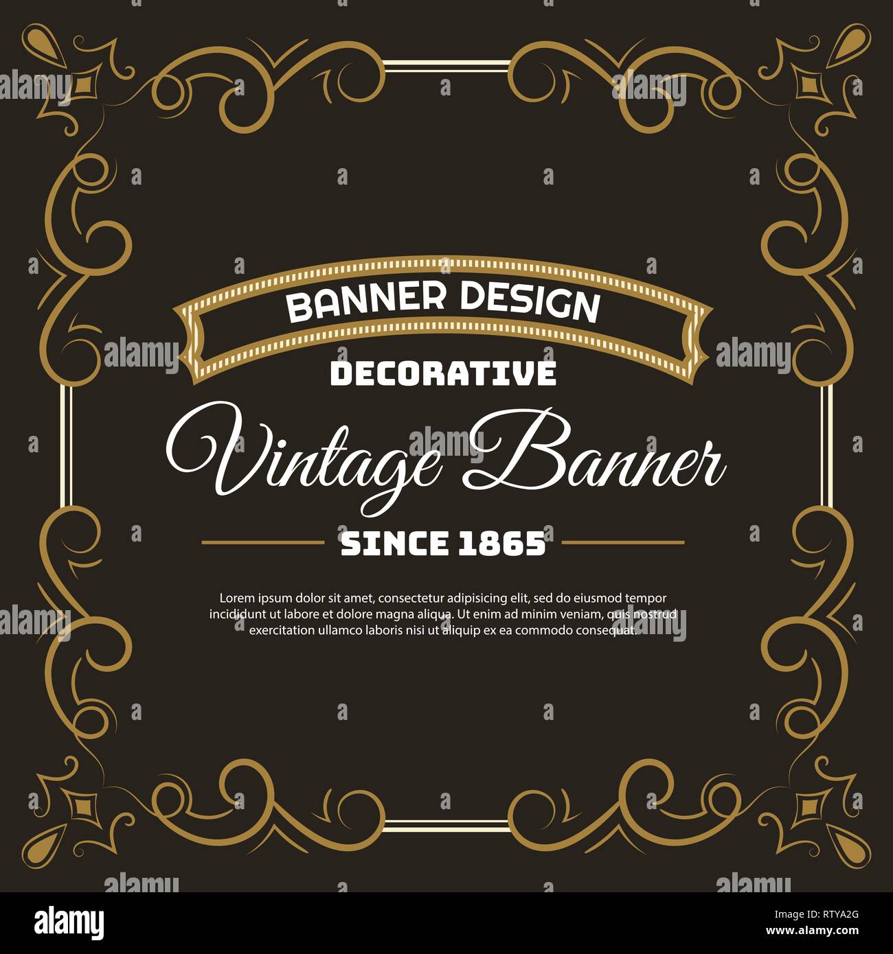 Vintage flyer background Design Template,Vector Illustration Stock ...