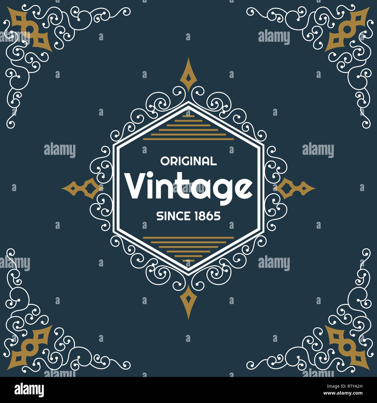 Vintage flyer background Design Template,Vector Illustration Stock ...