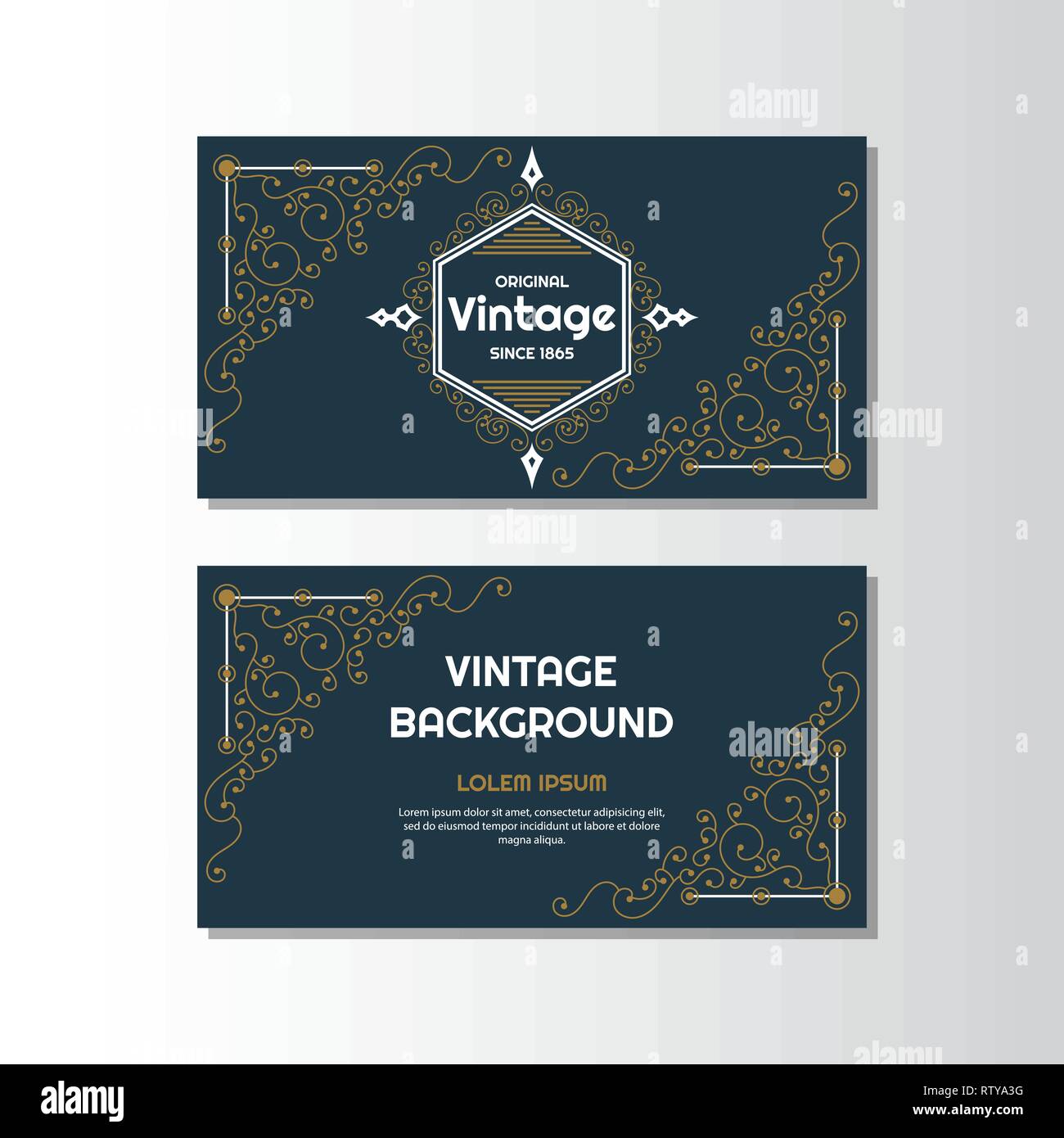 Vintage flyer background Design Template,Vector Illustration Stock ...