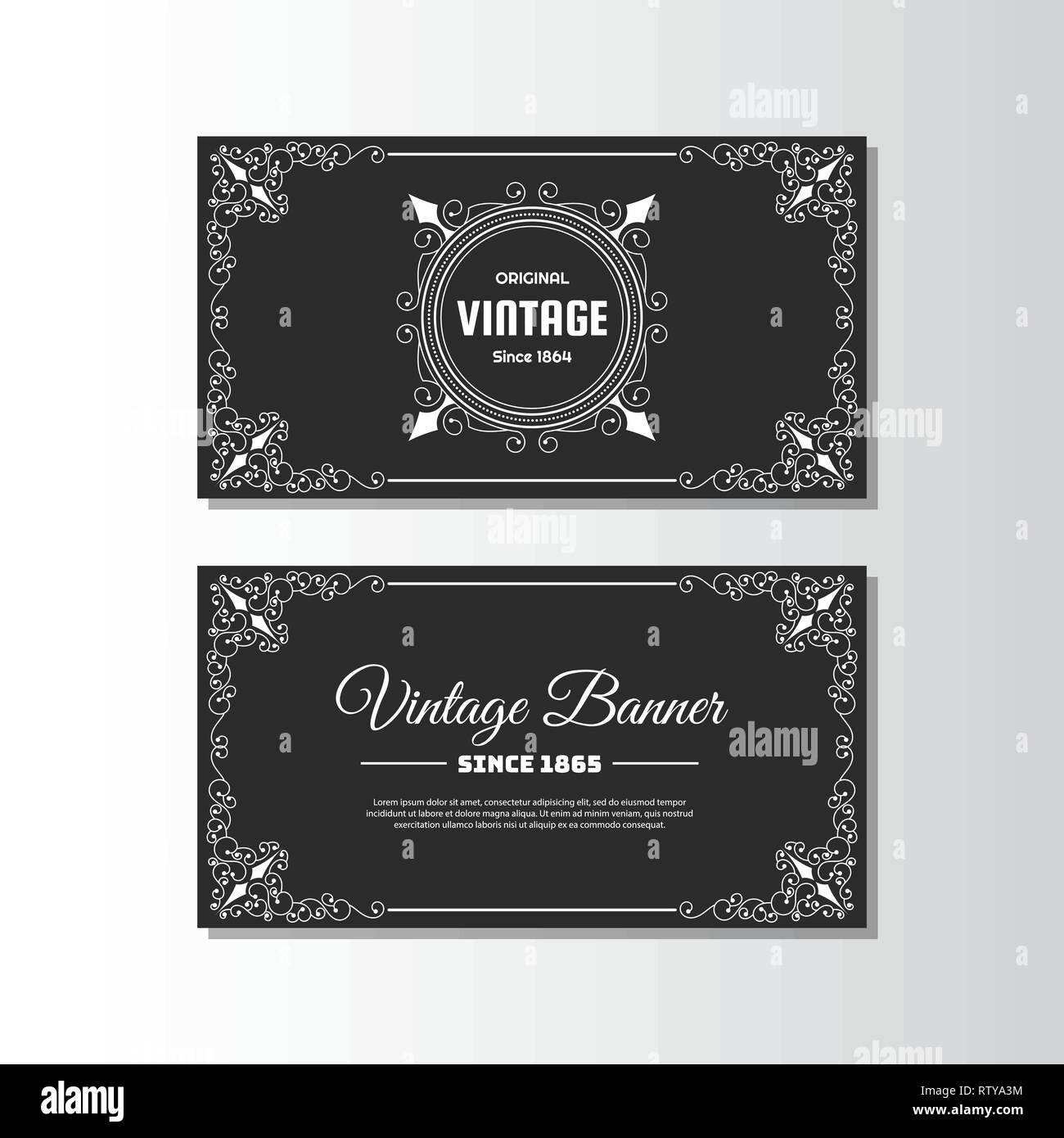 Vintage flyer background Design Template,Vector Illustration Stock ...