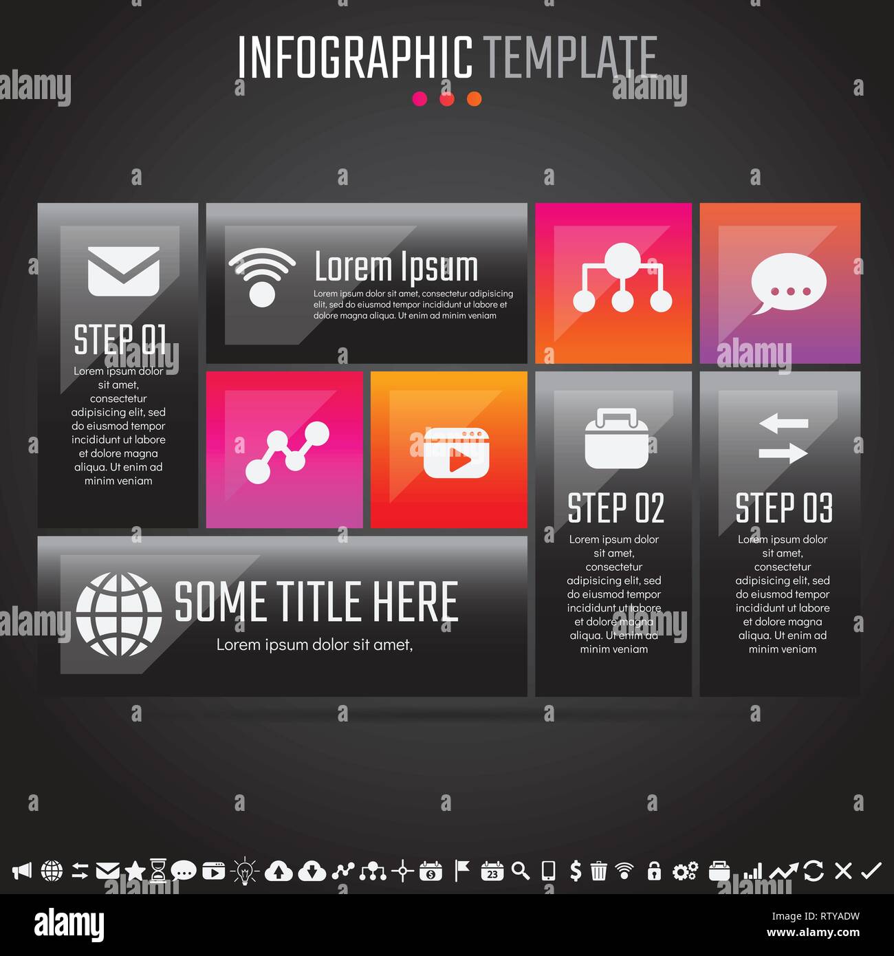 Infographics Design Template,Vector Illustration Stock Vector Image ...