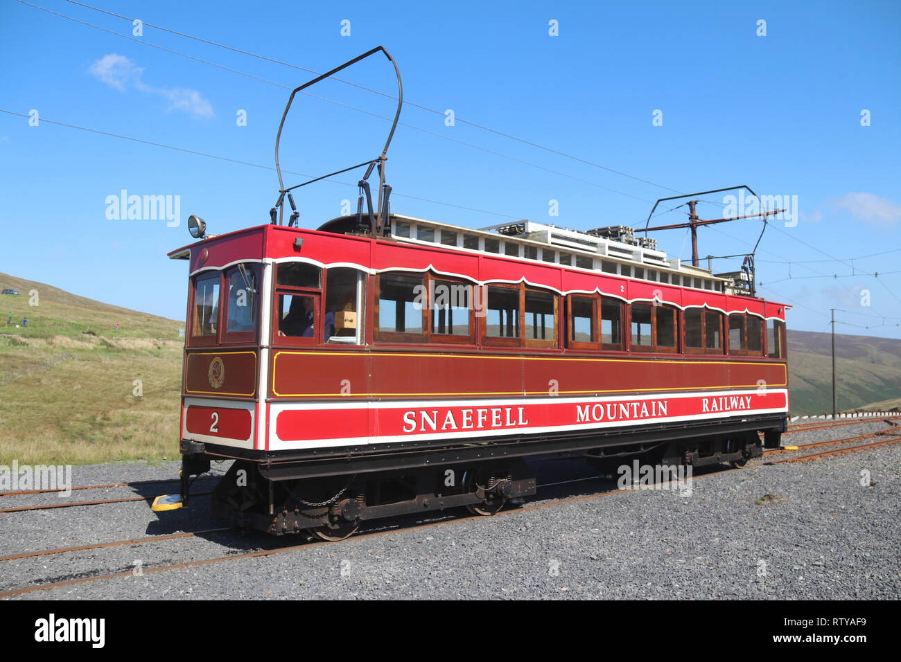 Snaefell mountain railway hi-res stock photography and images - Alamy
