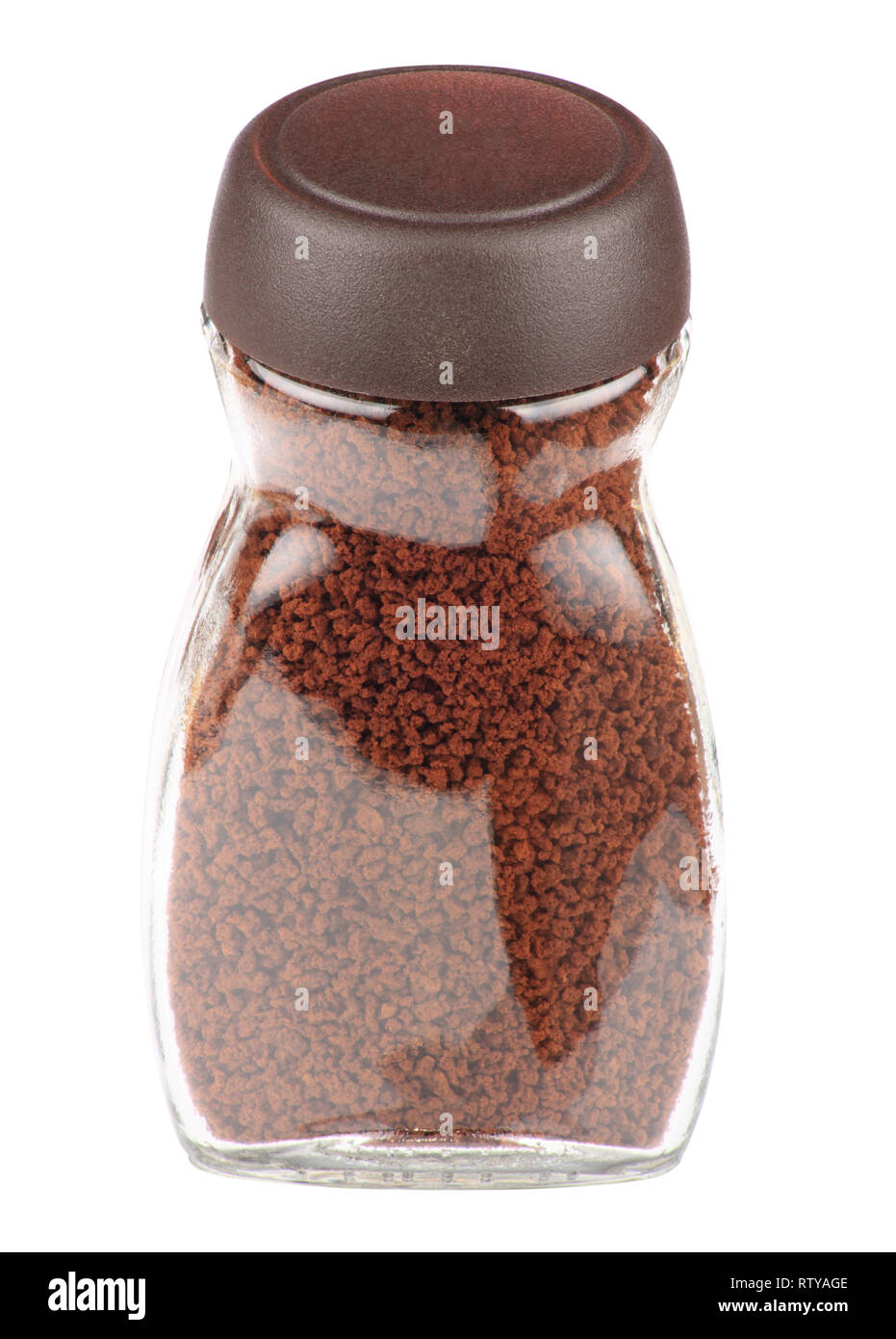 Jar of Instant Coffee Isolated Stock Photo - Alamy