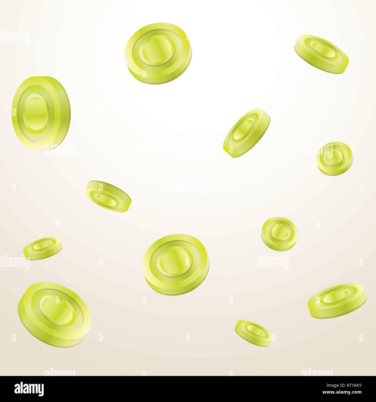 coins background template Vector for banner, poster, flyer Stock Vector ...